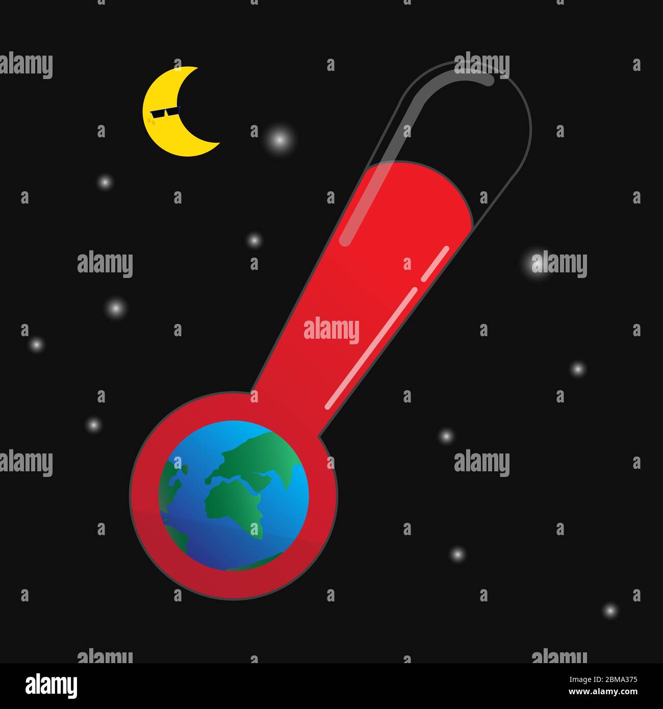 Hotter earth illustration hi-res stock photography and images - Alamy