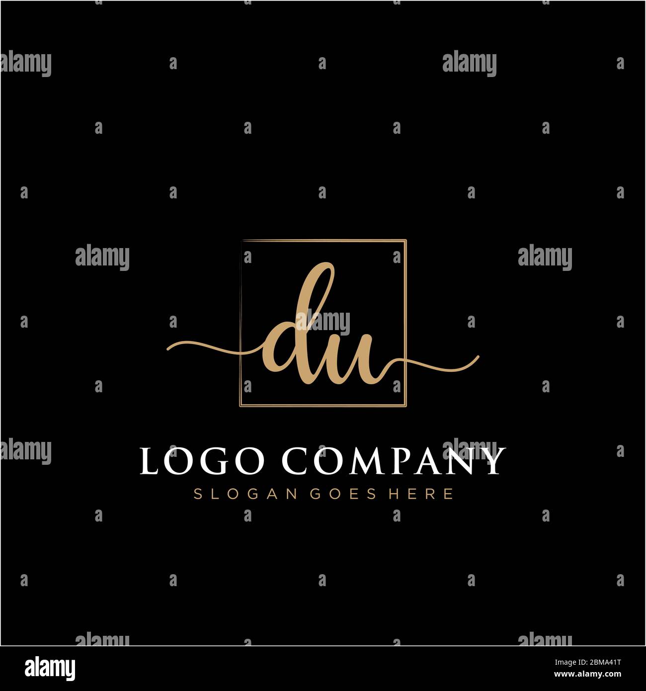 Du logo vector vectors hi-res stock photography and images - Alamy