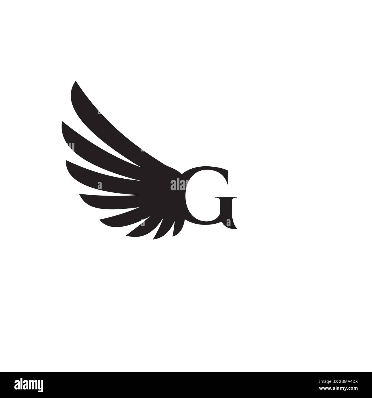 G wing letter logo design concept Stock Vector Image & Art - Alamy