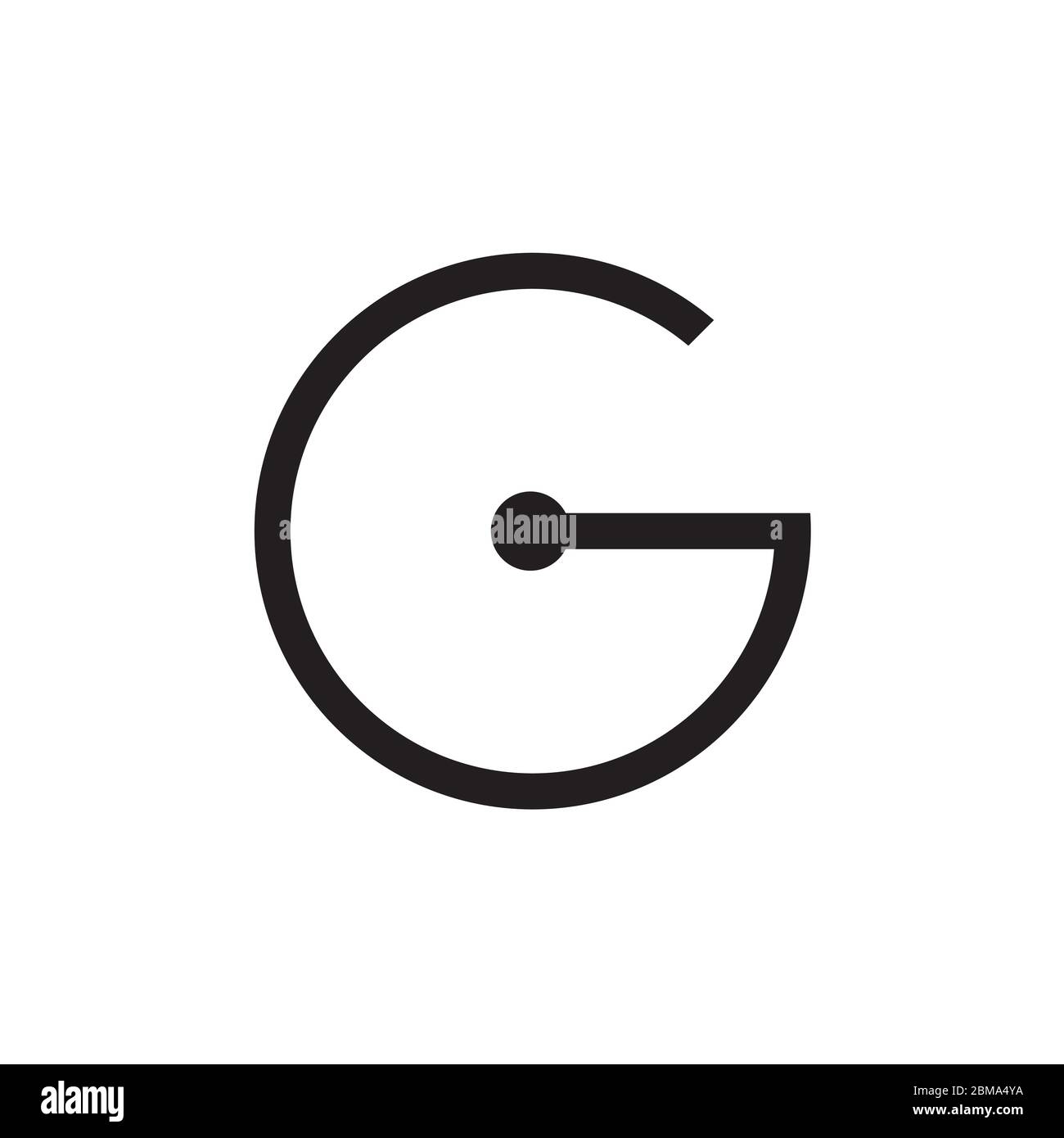 simple G initial letter vector illustration Stock Vector Image & Art ...