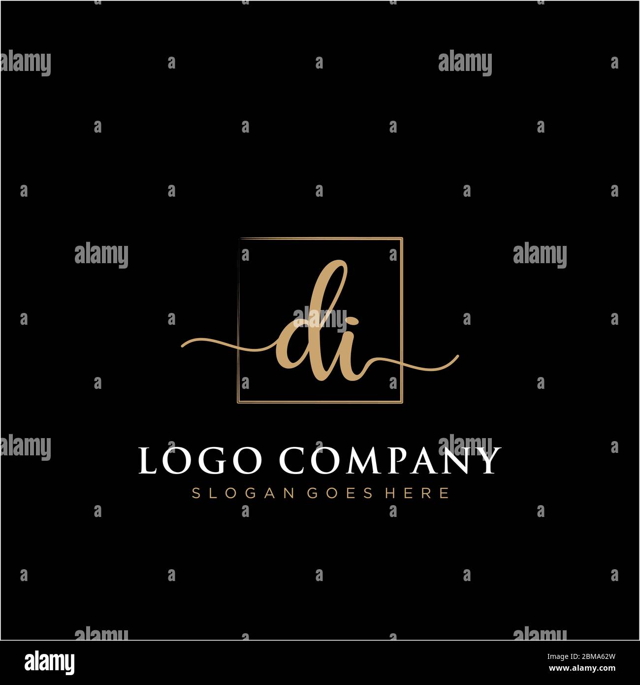 Di logo vector vectors hi-res stock photography and images - Alamy