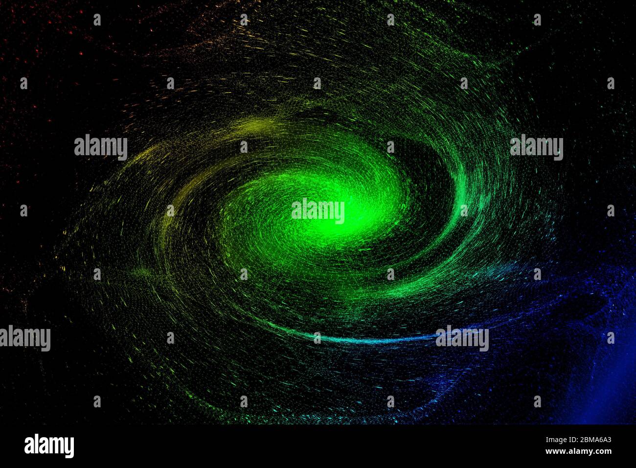 Colorful gradient universe starry sky vortex, internet technology ...
