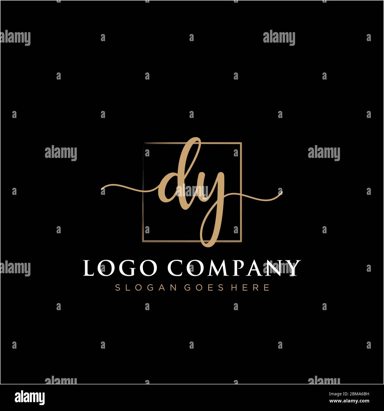 Dy font Stock Vector Images - Alamy