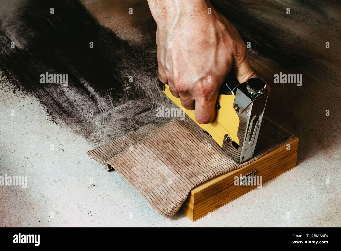 Using a stapler hi-res stock photography and images - Alamy
