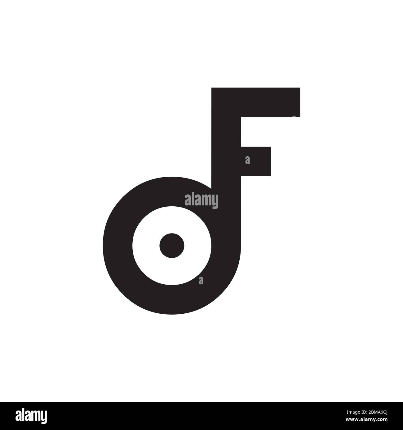 Df minimal logo design Cut Out Stock Images & Pictures - Alamy