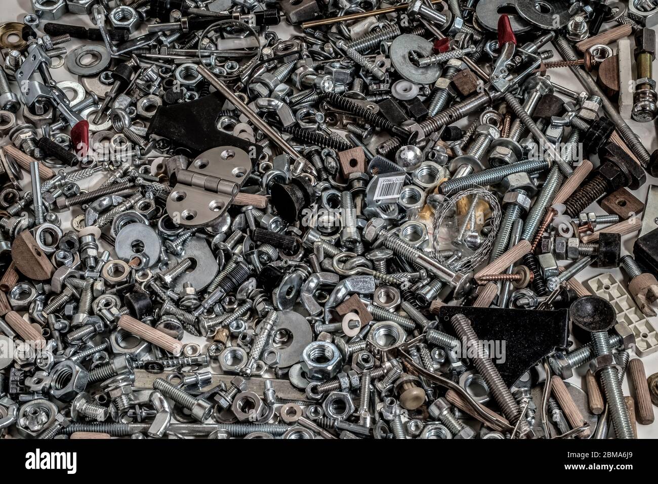 Various metal bolts hi-res stock photography and images - Alamy