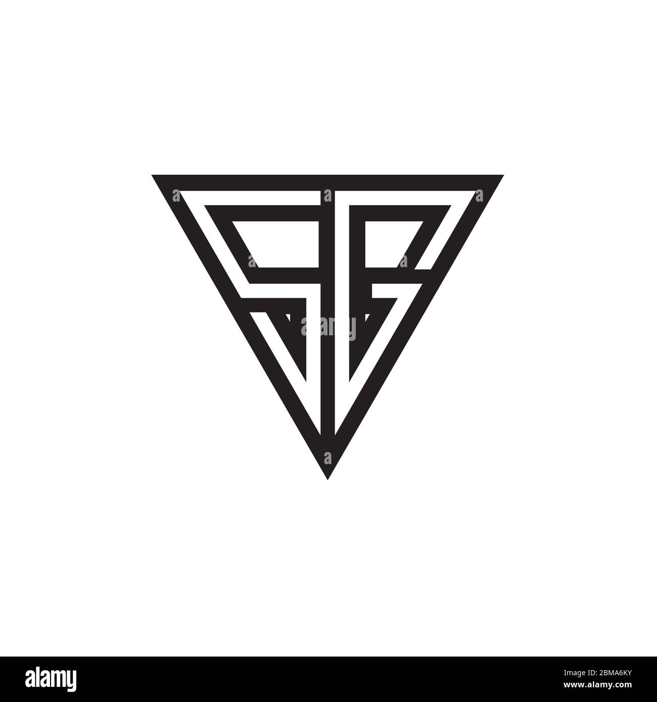 G triangle Stock Vector Images - Alamy