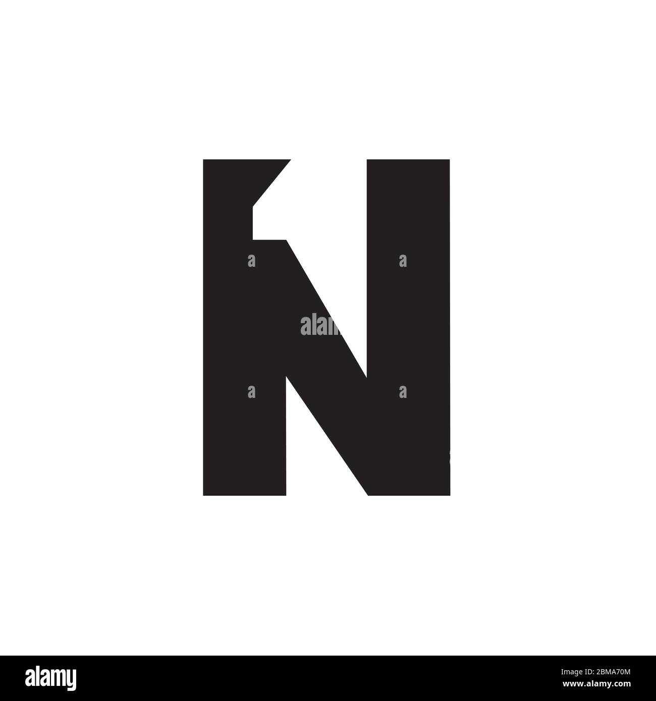 N 1 / 1 N logo design vector Stock Vector Image & Art - Alamy