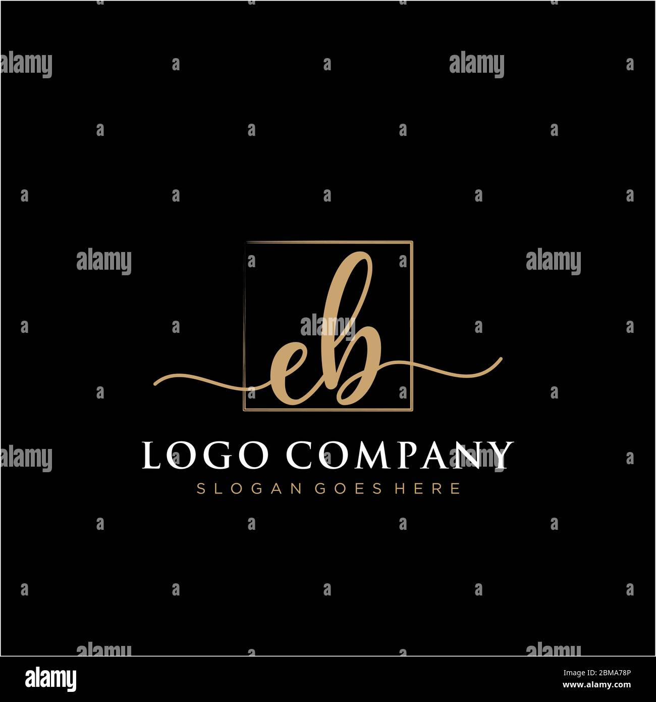Eb font Stock Vector Images - Alamy
