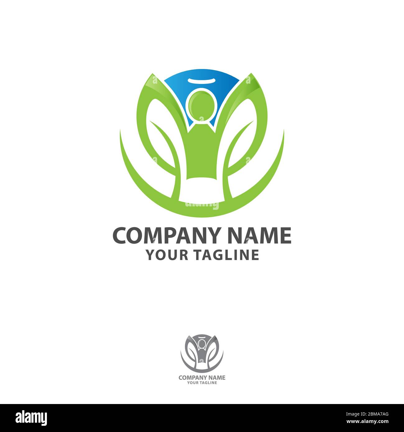 Colorful Abstract Happy Winners People Logo Design Illustration.eps 10 ...