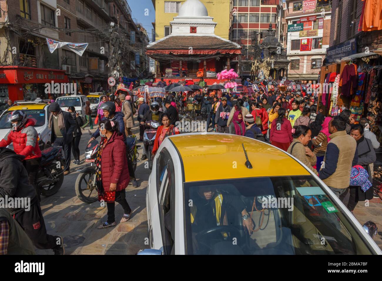 Kathmandu traffic jam hi-res stock photography and images - Alamy