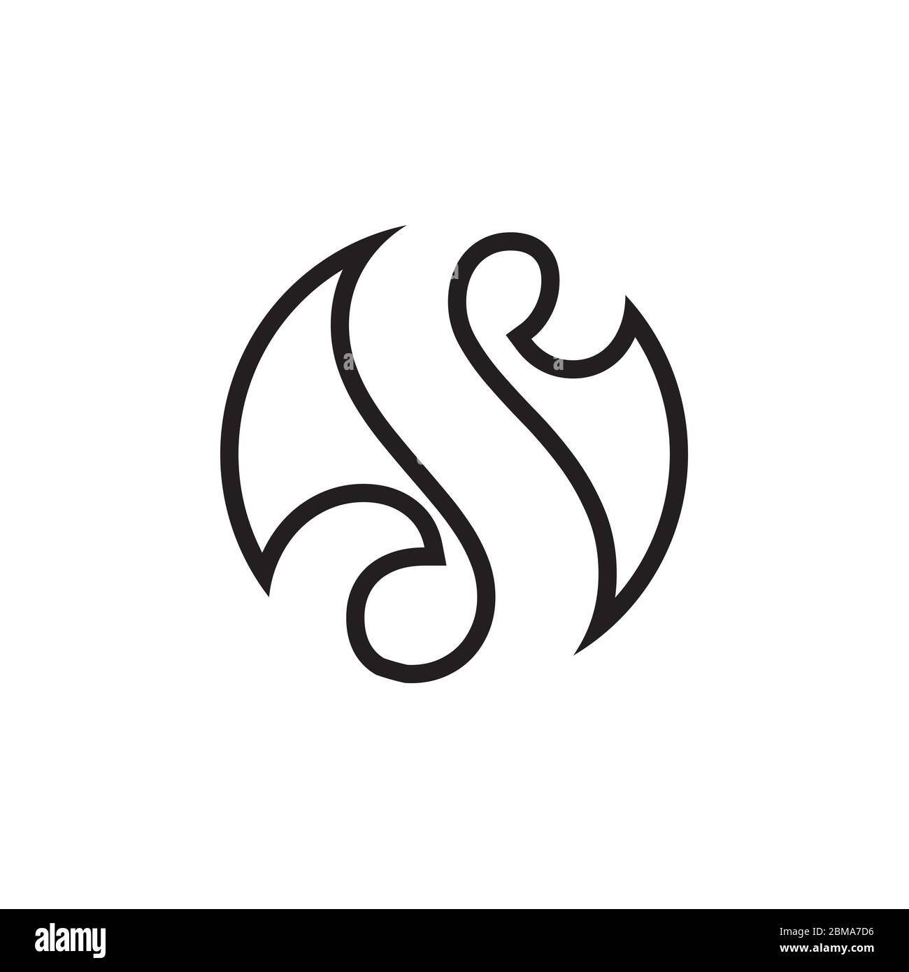 lines letter S design vector illustration Stock Vector Image & Art - Alamy