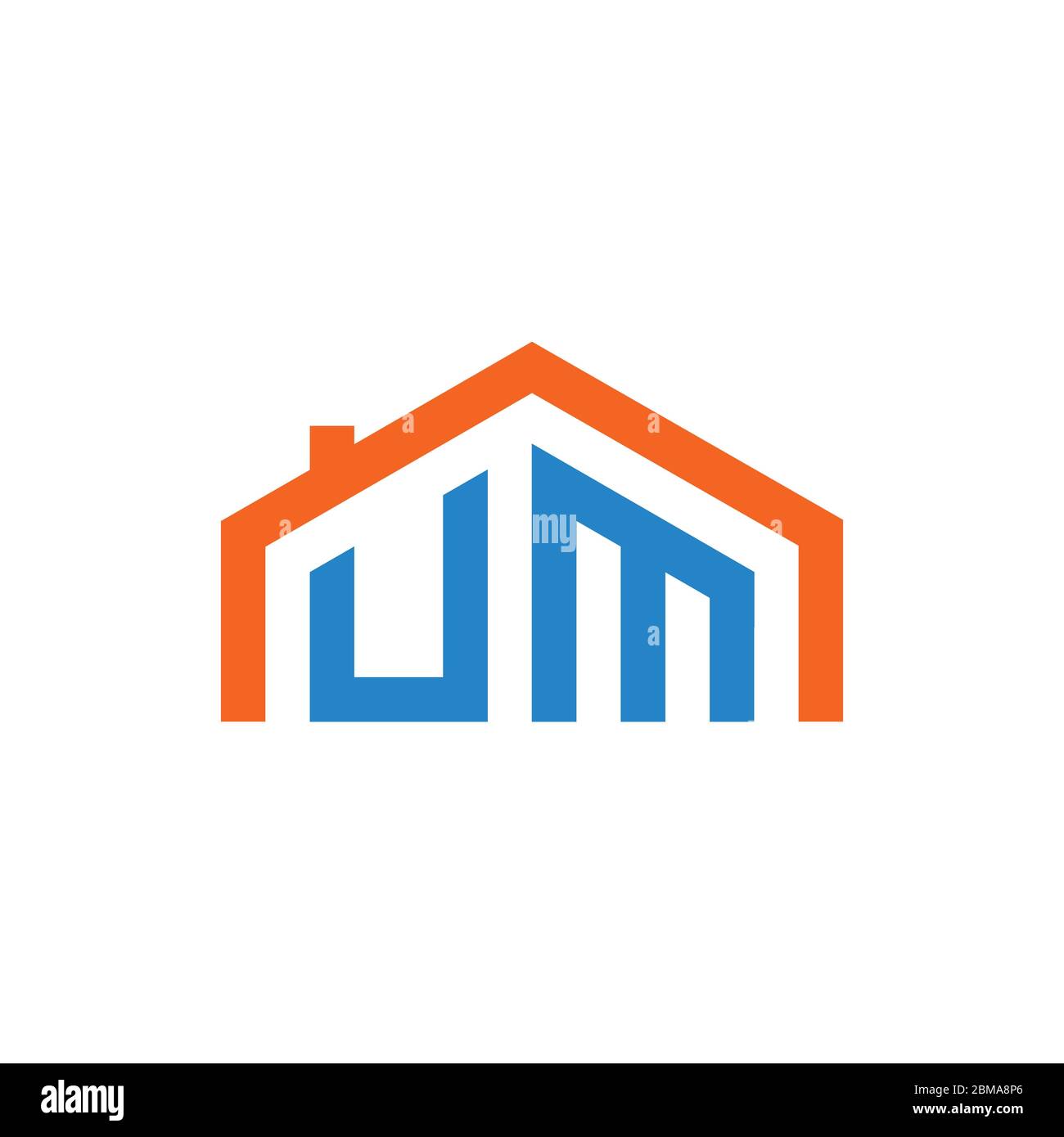 M home logo Stock Vector Images - Alamy