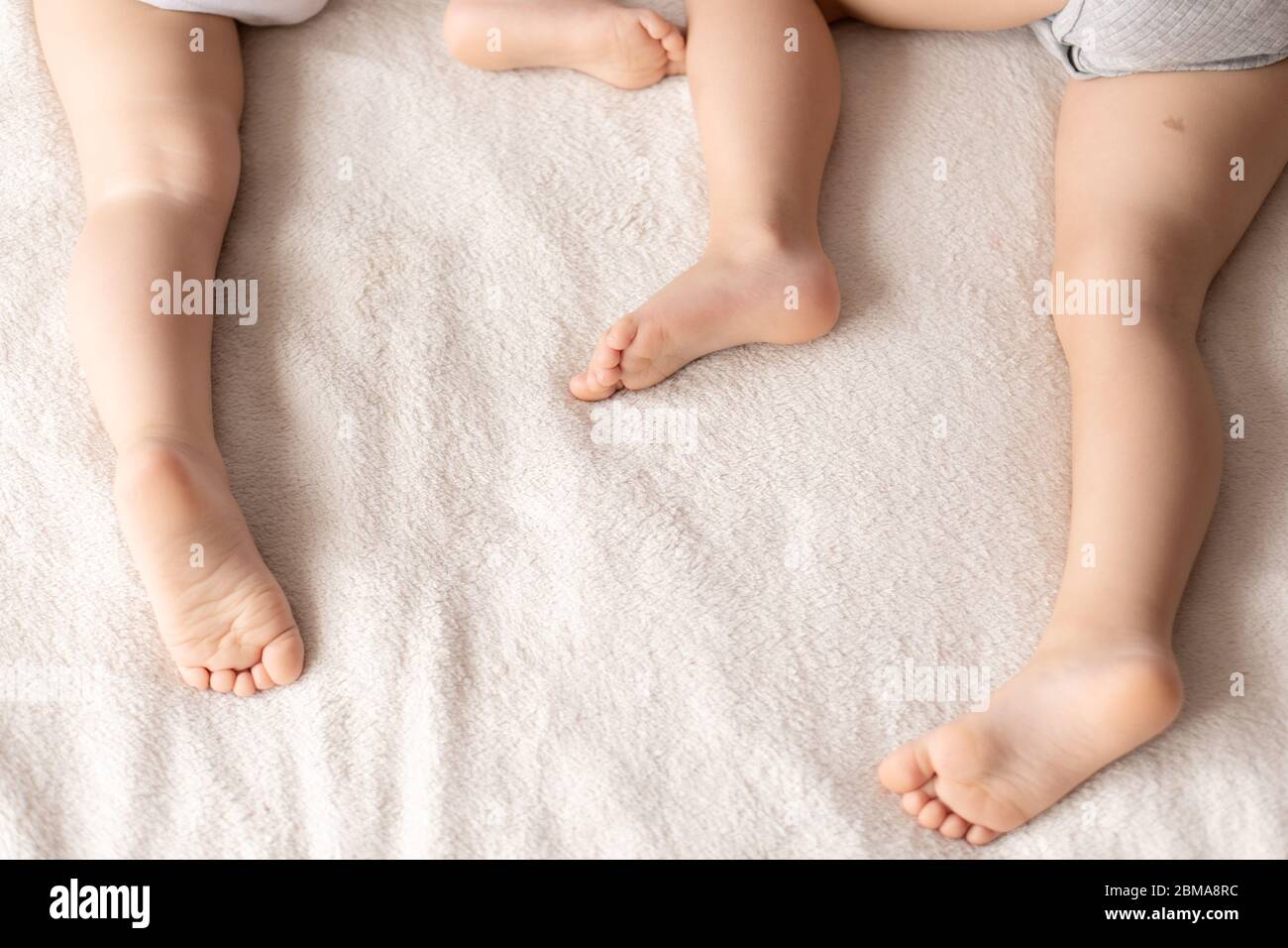 Girl sleep feet hi-res stock photography and images - Alamy