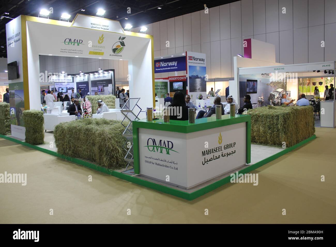 Scene at 'AGRA Middle East 2020' trade show held in Dubai, UAE, for the ...