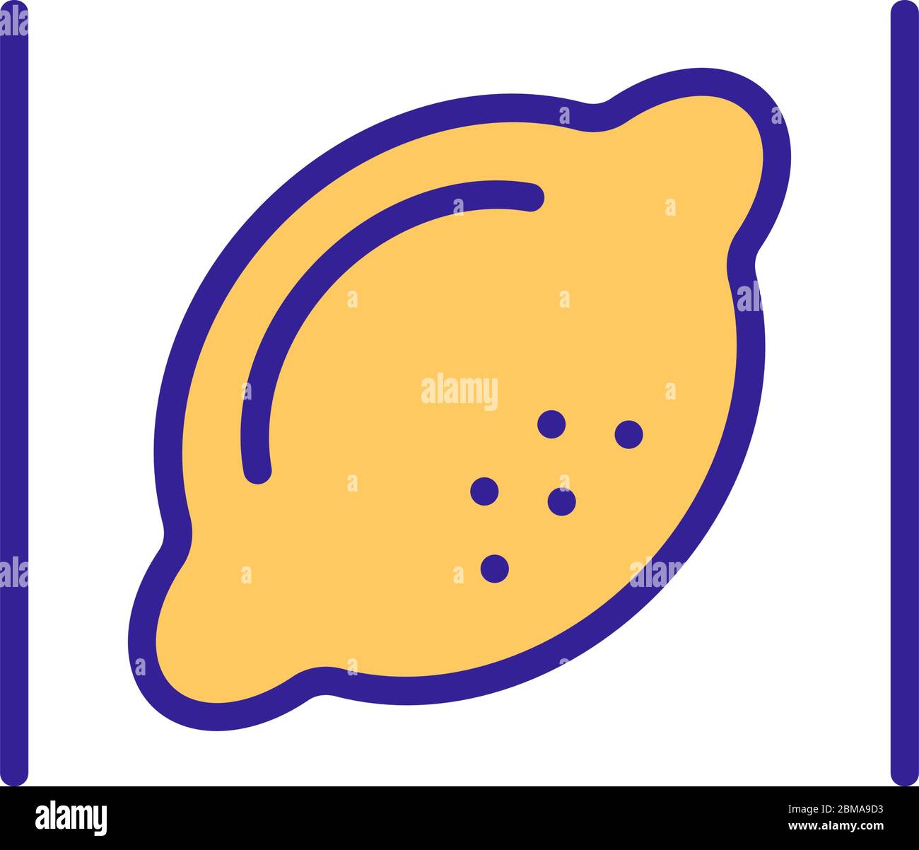 lemon slot rotation icon vector outline illustration Stock Vector Image ...