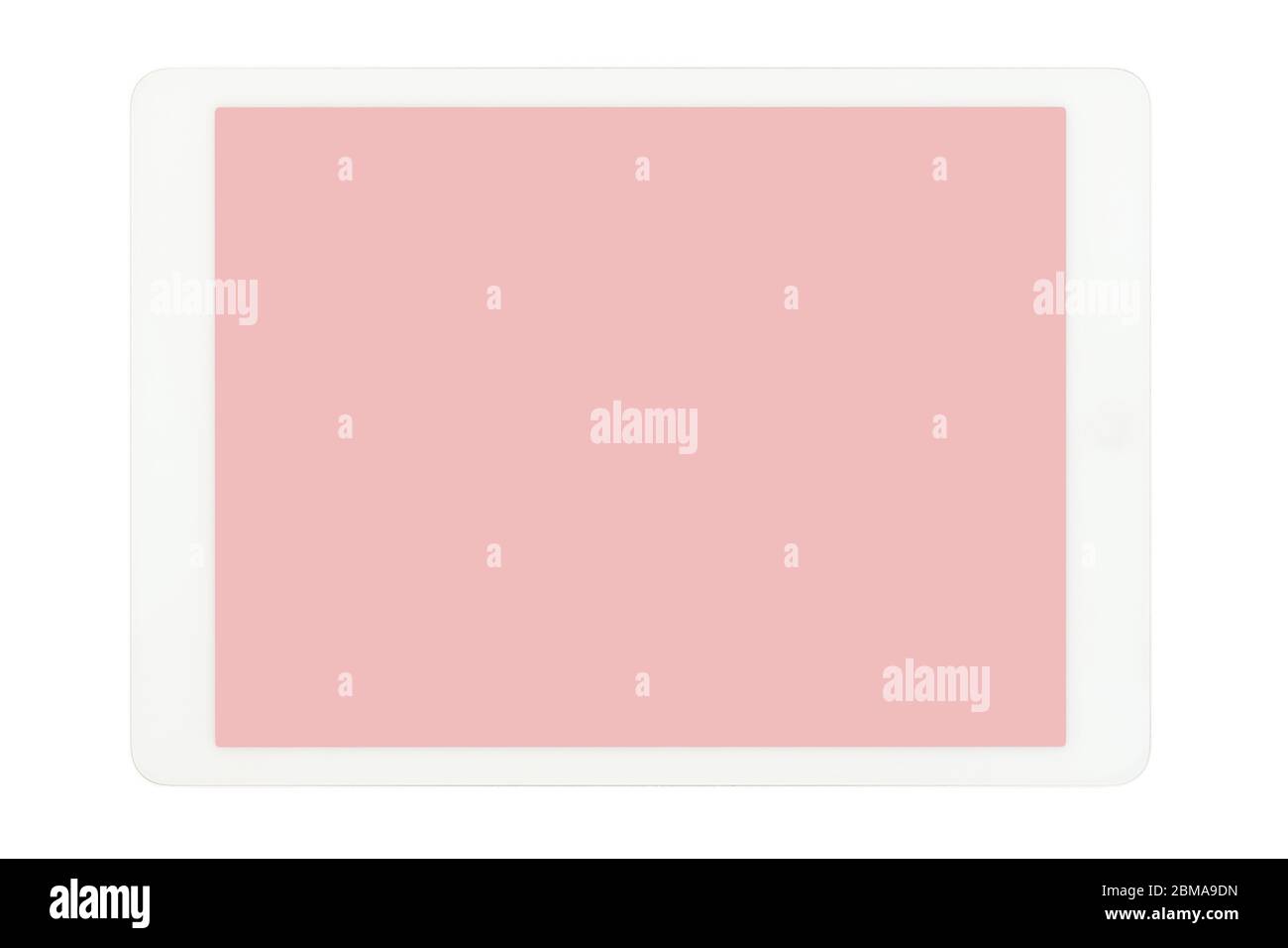 Tablet with pink heart Cut Out Stock Images & Pictures - Alamy