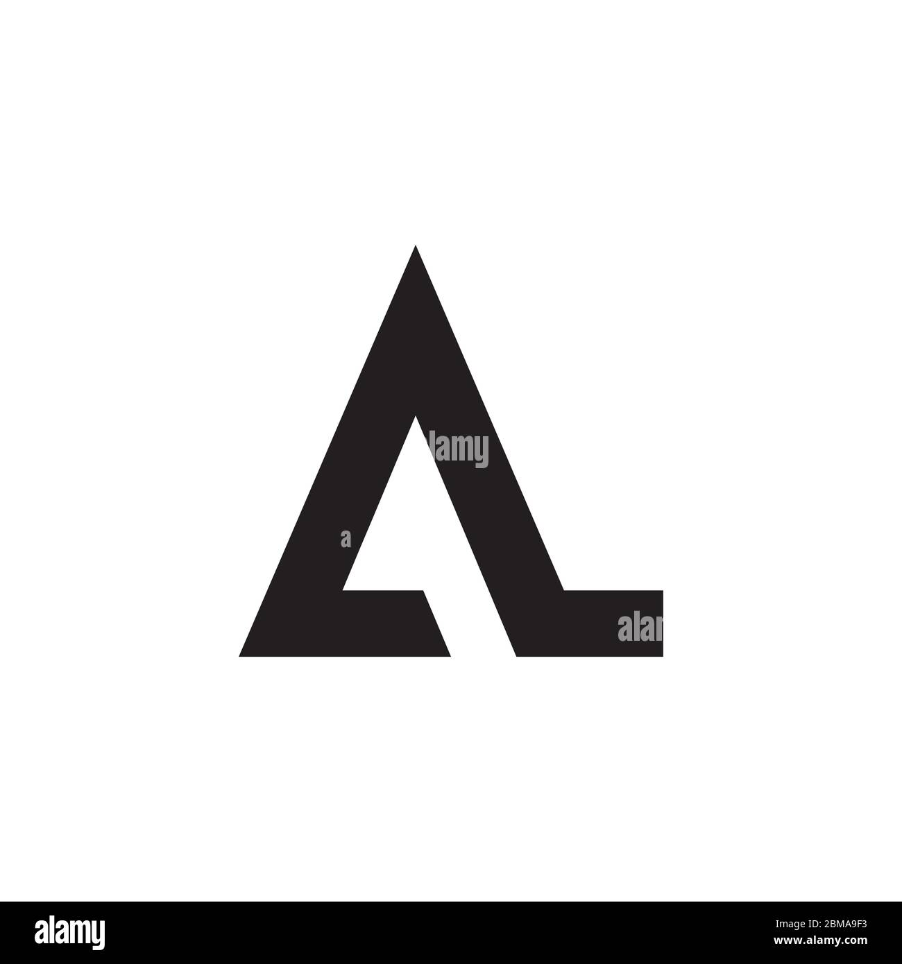 A L initial letter logo design vector Stock Vector Image & Art - Alamy