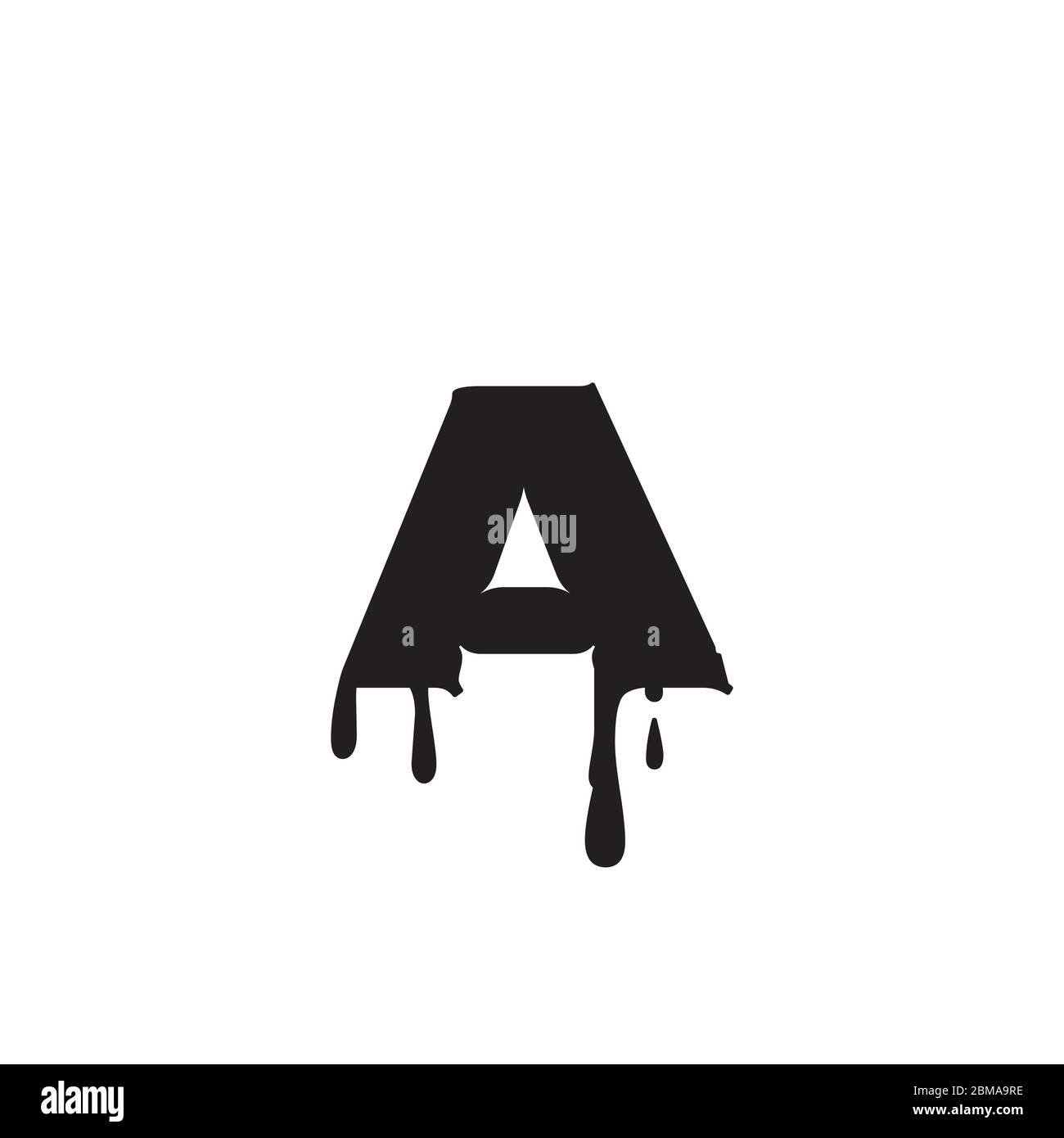 melt letter A logo design concept Stock Vector Image & Art - Alamy
