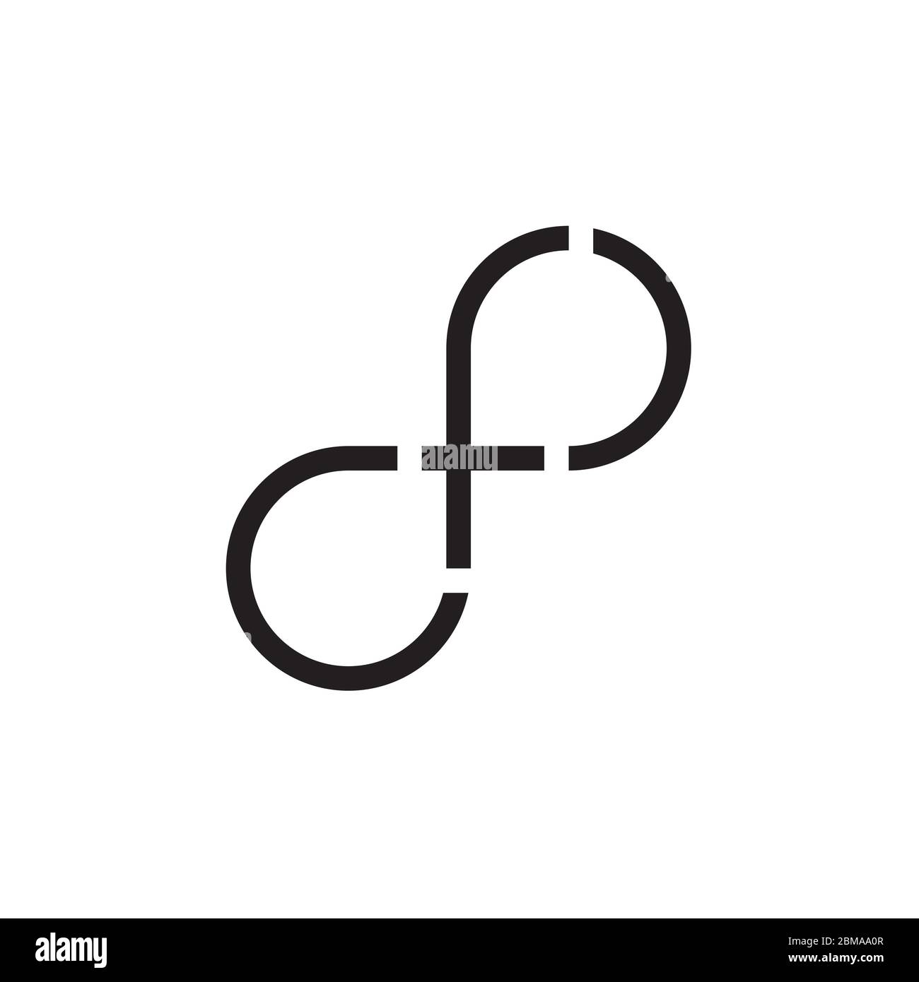 infinity F letter logo design concept Stock Vector Image & Art - Alamy