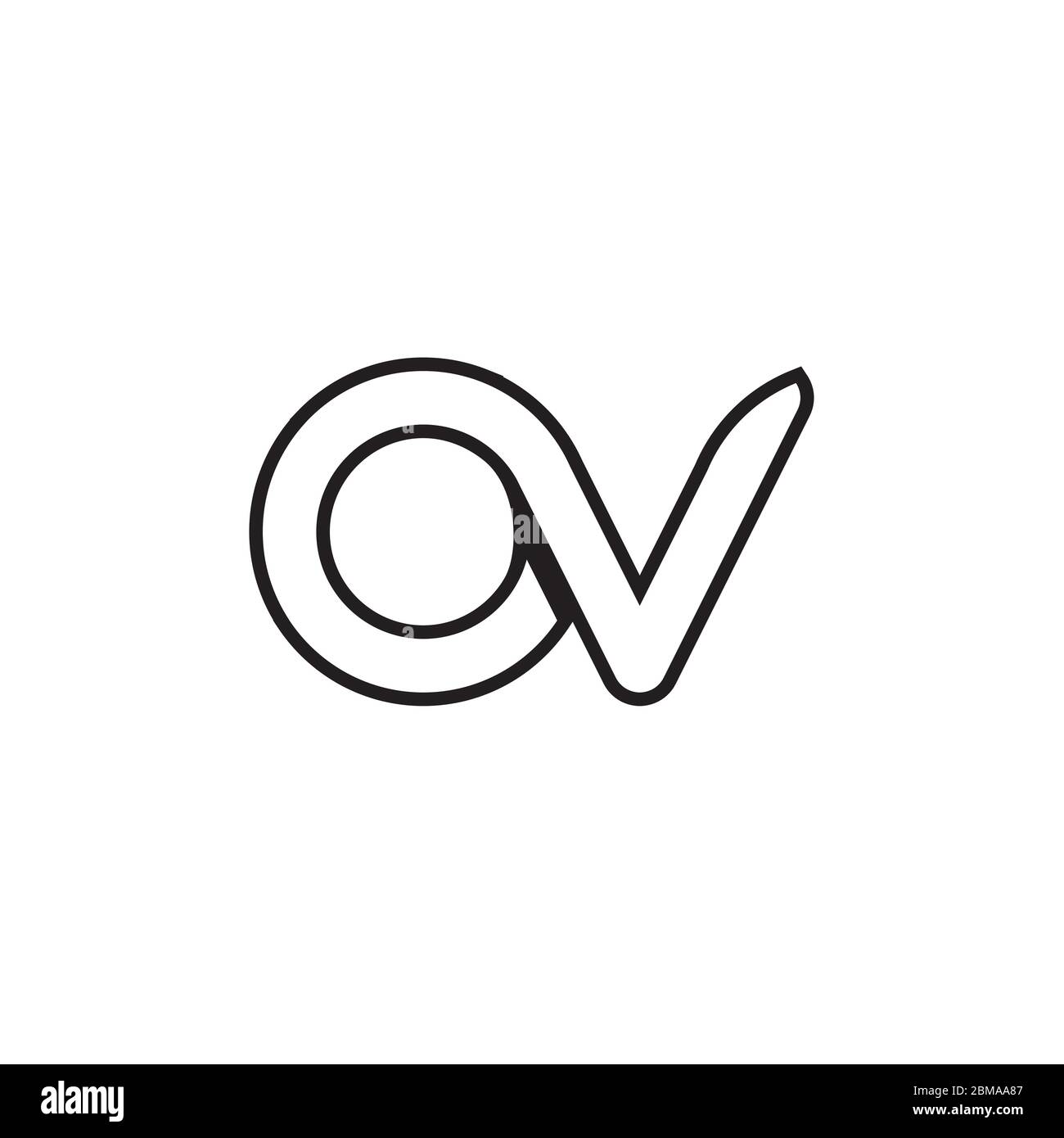 V o letter Stock Vector Images - Alamy