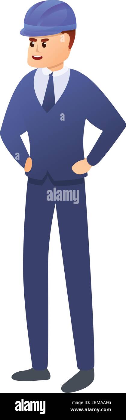 Construction boss icon. Cartoon of construction boss vector icon for ...