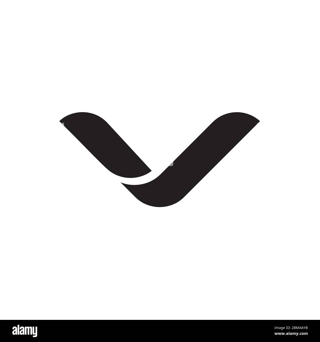 V modern design vector illustration Stock Vector Image & Art - Alamy