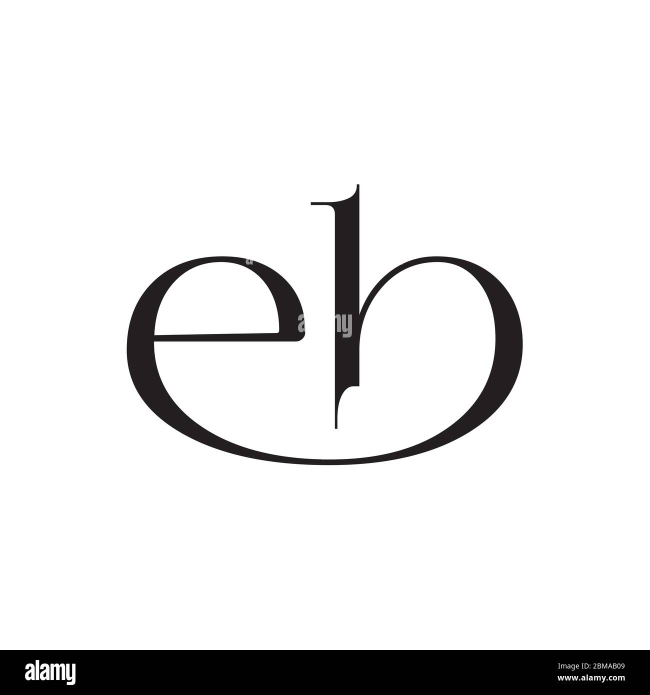 E B lowercase letter logo design vector Stock Vector Image & Art - Alamy