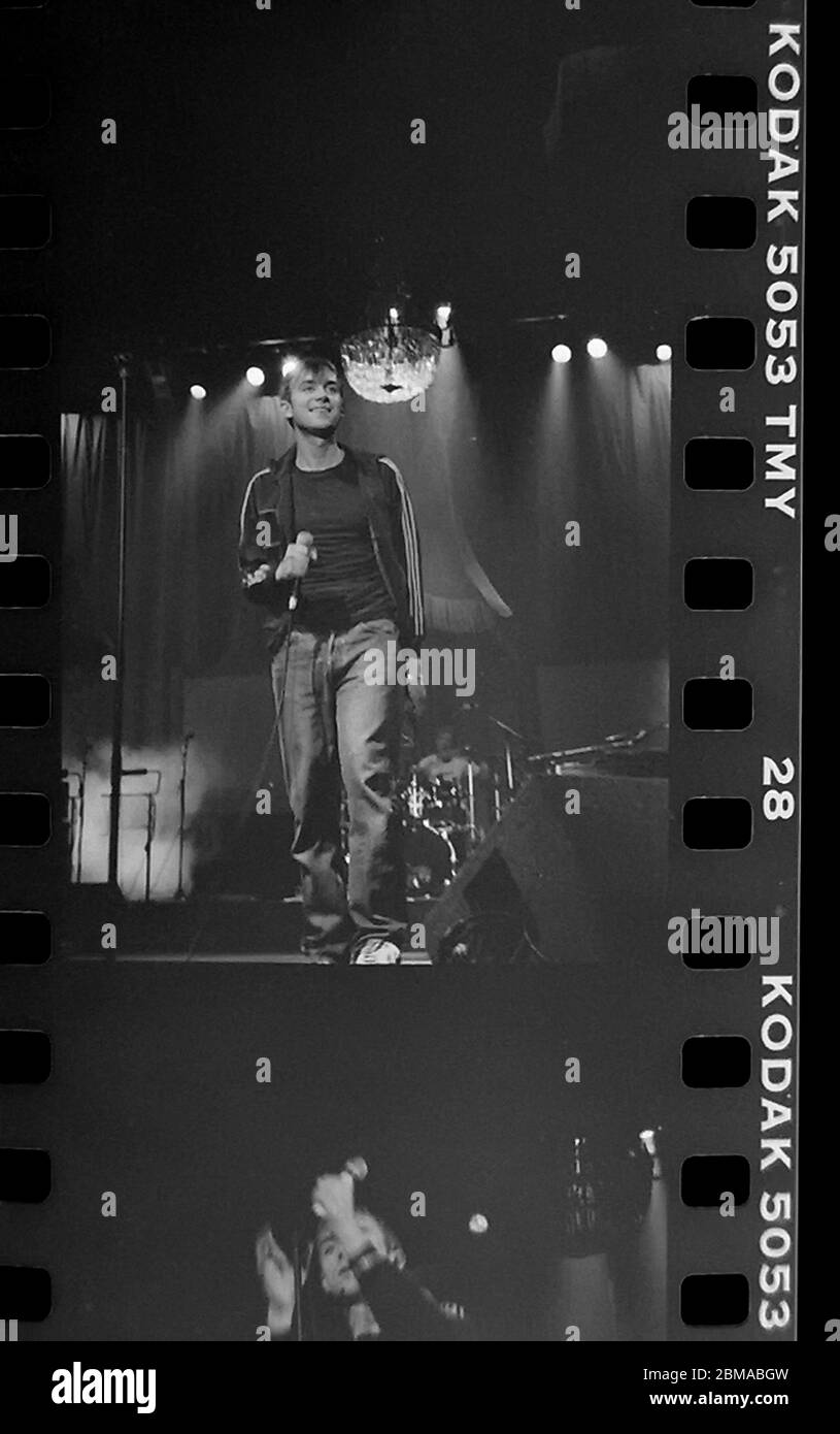 Blur performing live at Alexandra Palace in London. October 7th 1994 ...