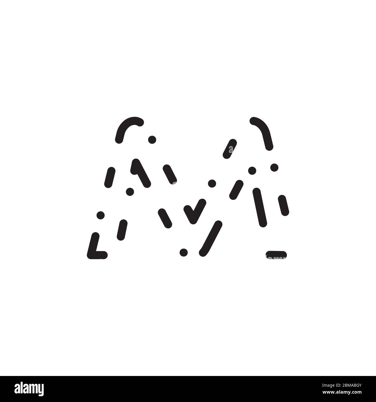 M road dots design vector Stock Vector Image & Art - Alamy