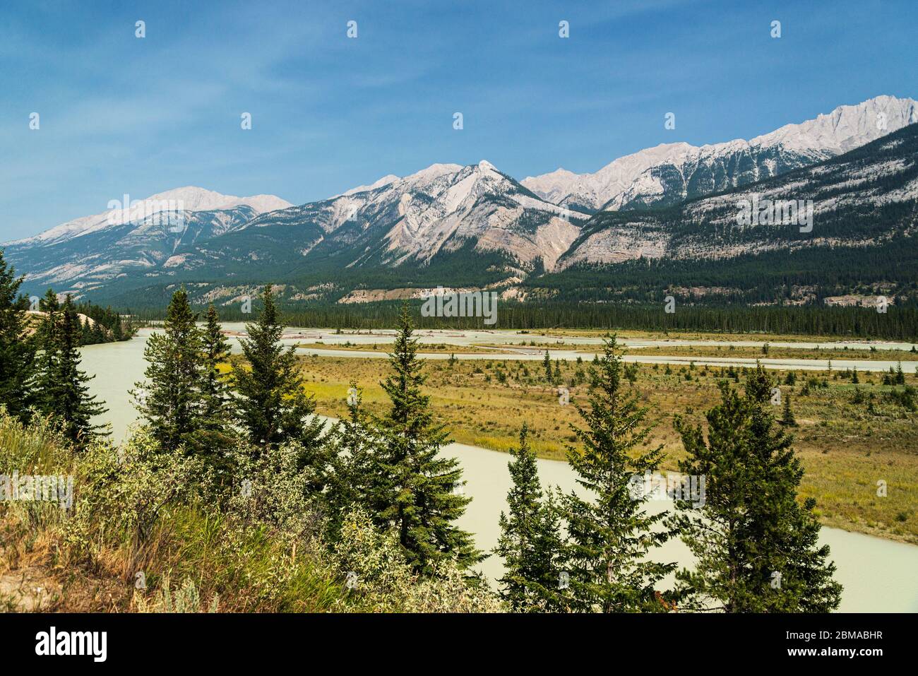 nature scenarios along the yellowhead highway, Alberta, Canada Stock ...
