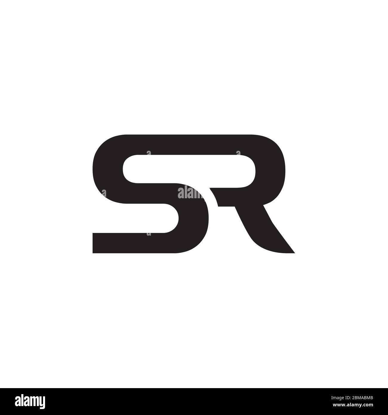 S R initial letter logo design vector Stock Vector Image & Art - Alamy