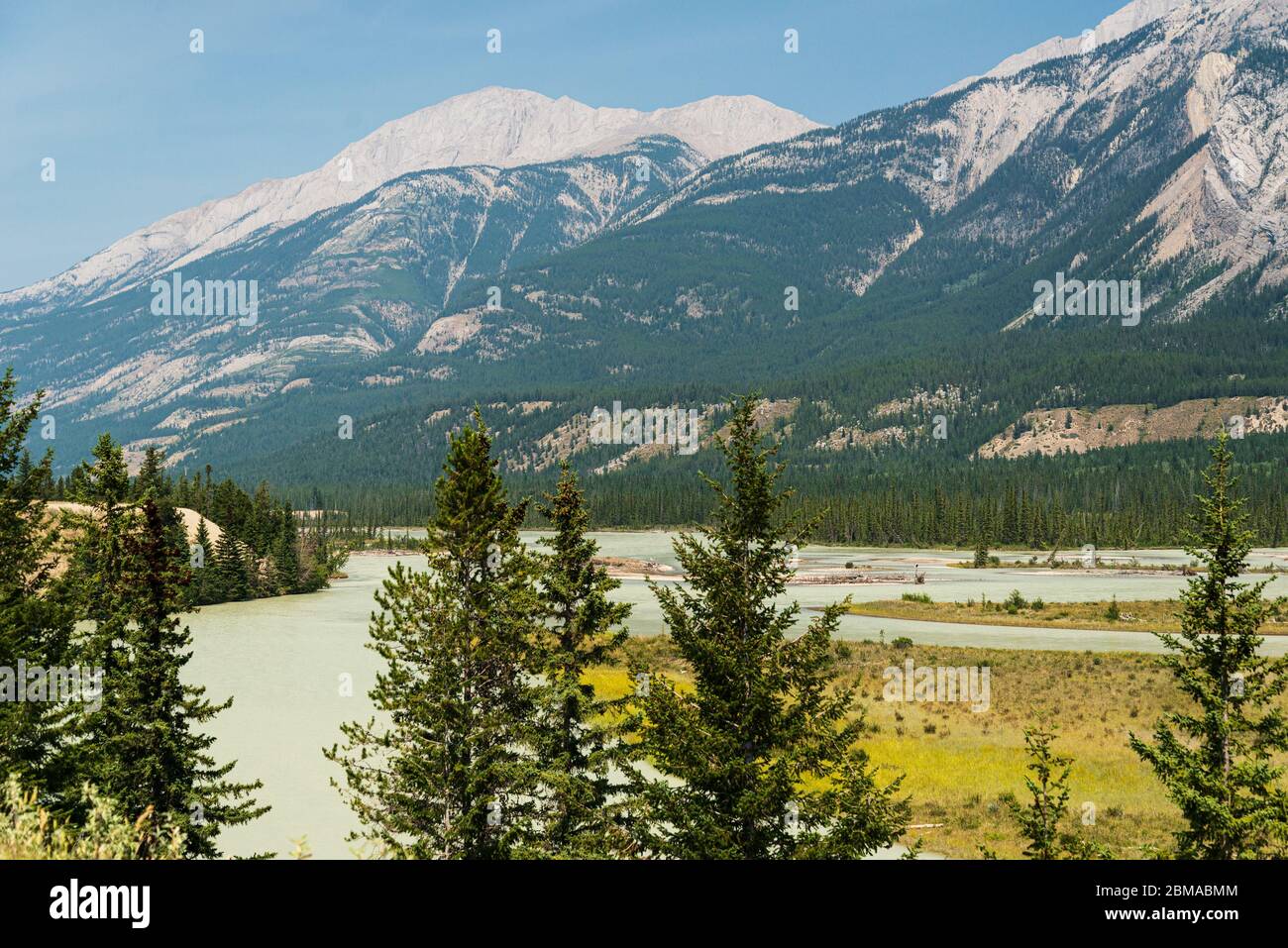 nature scenarios along the yellowhead highway, Alberta, Canada Stock ...
