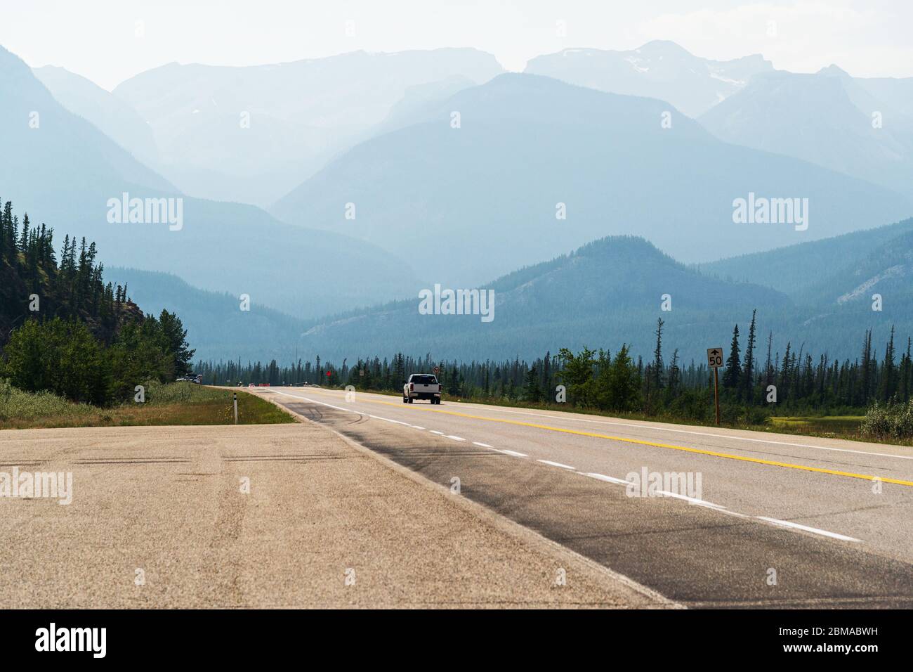 nature scenarios along the yellowhead highway, Alberta, Canada Stock ...