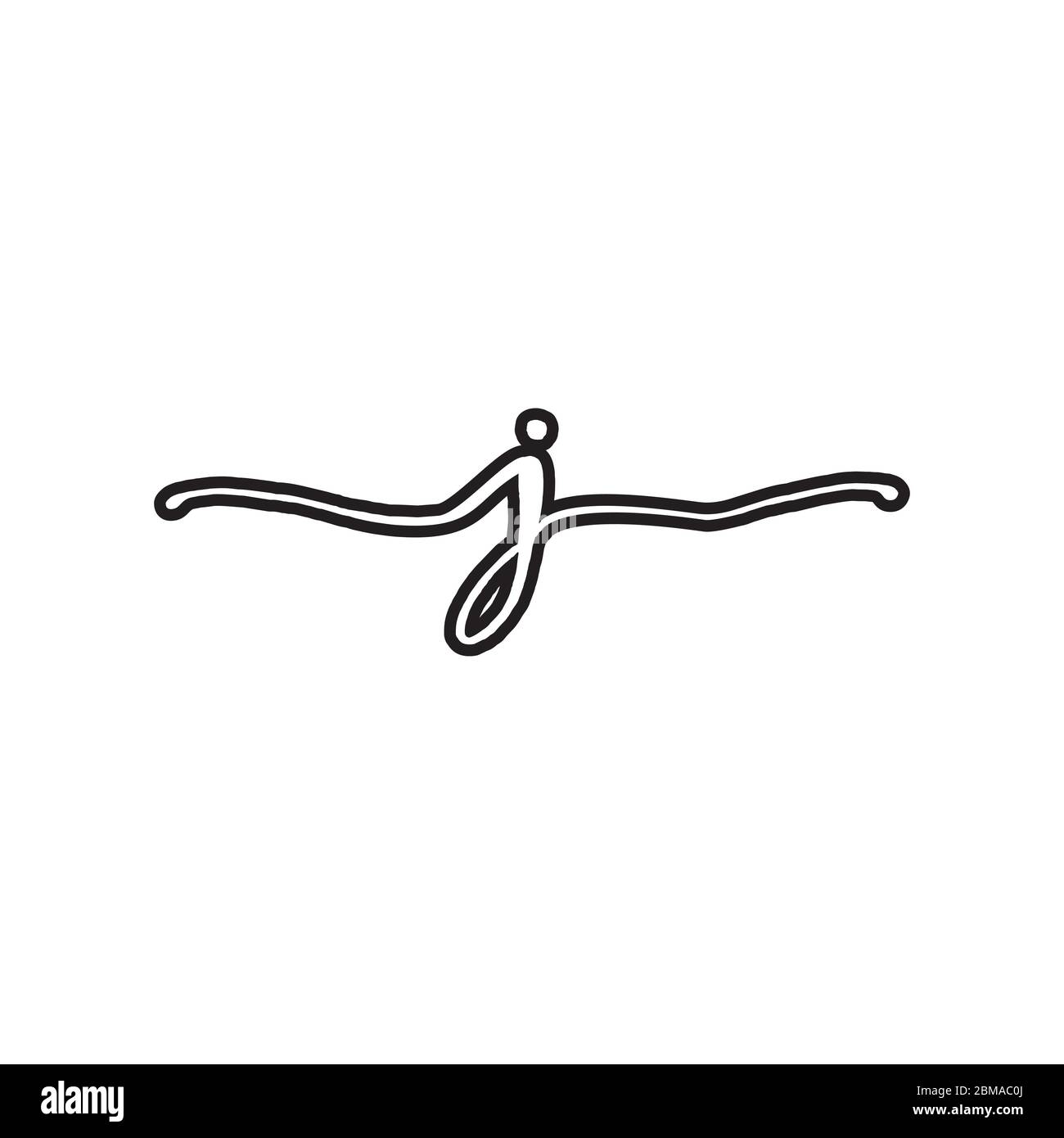 j script letter logo design vector Stock Vector Image & Art - Alamy