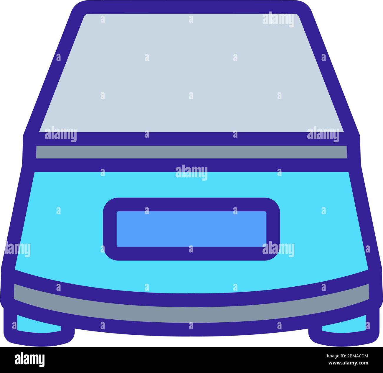 metal measuring scale icon vector outline illustration Stock Vector ...