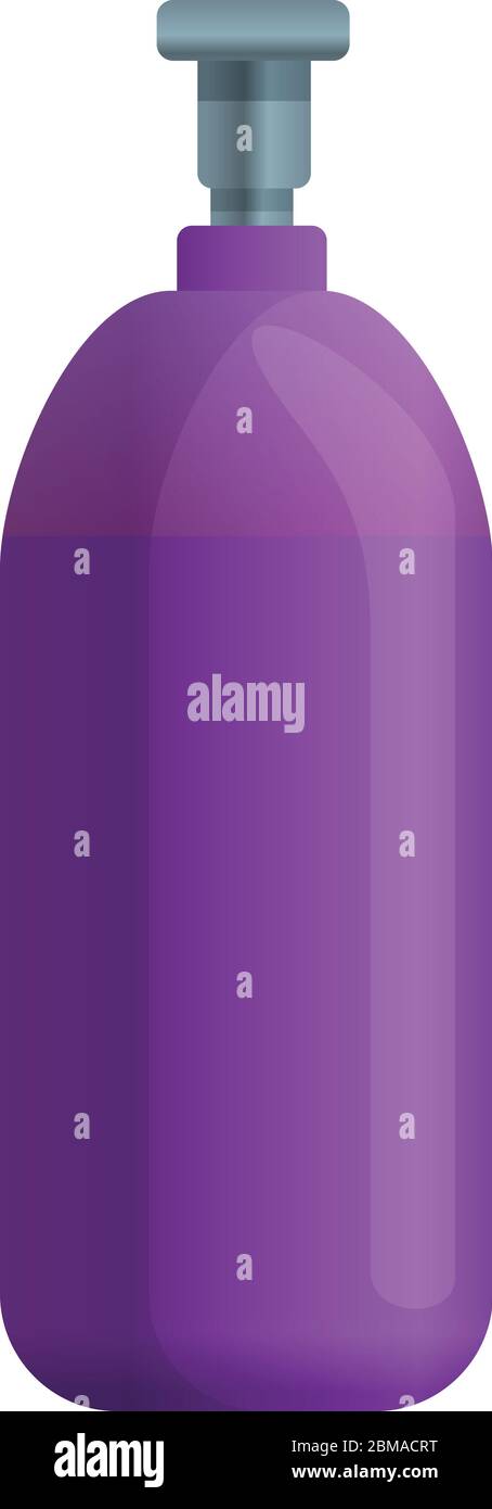 Gas bottle icon. Cartoon of gas bottle vector icon for web design ...