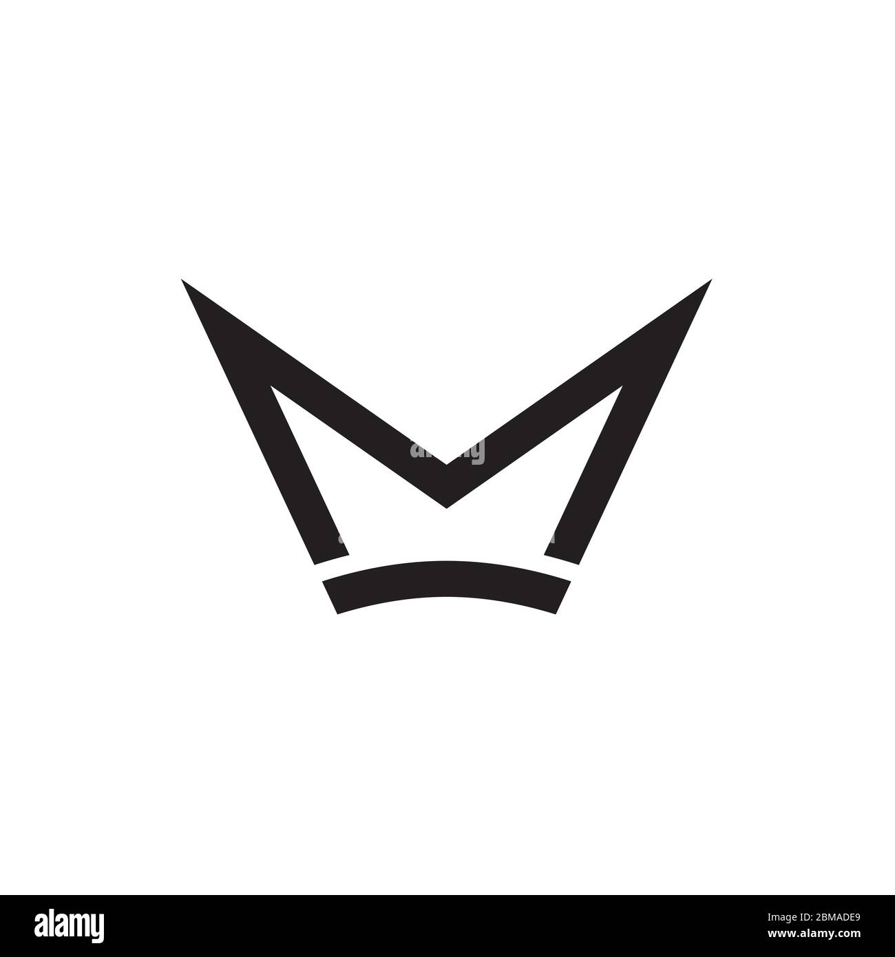 Letter M With Crown