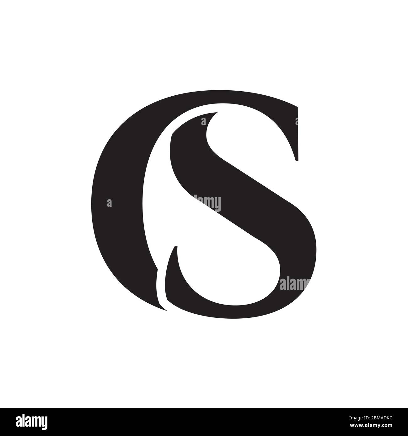 C S serif letter logo design vector Stock Vector Image & Art - Alamy