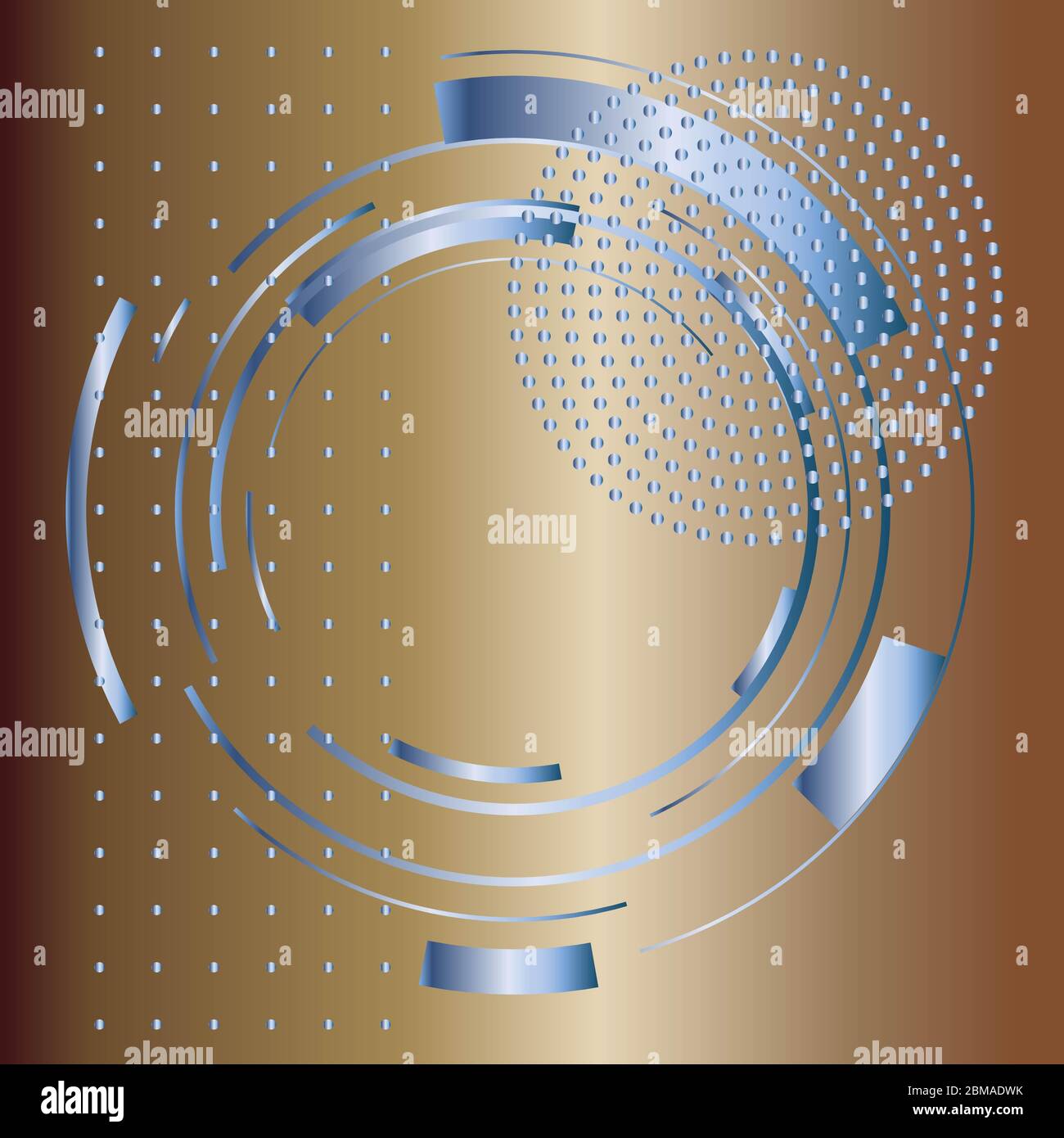 abstract background with circles and dots Stock Photo - Alamy