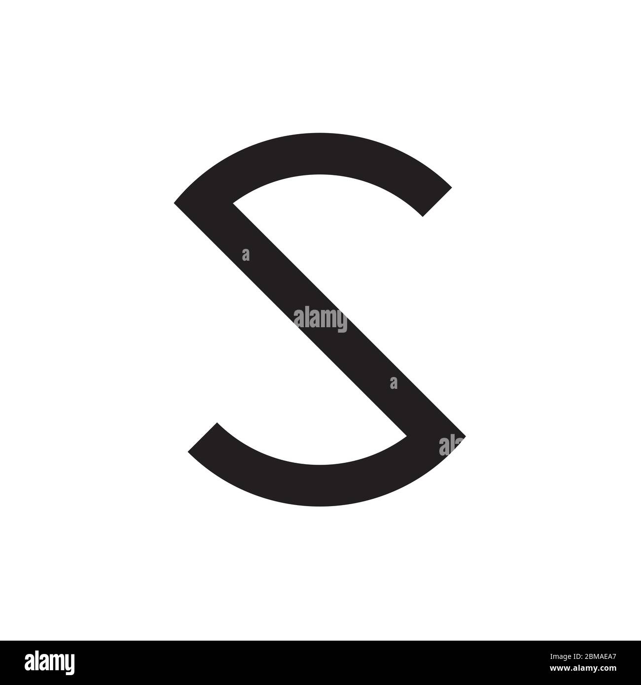 S icon design hi-res stock photography and images - Alamy