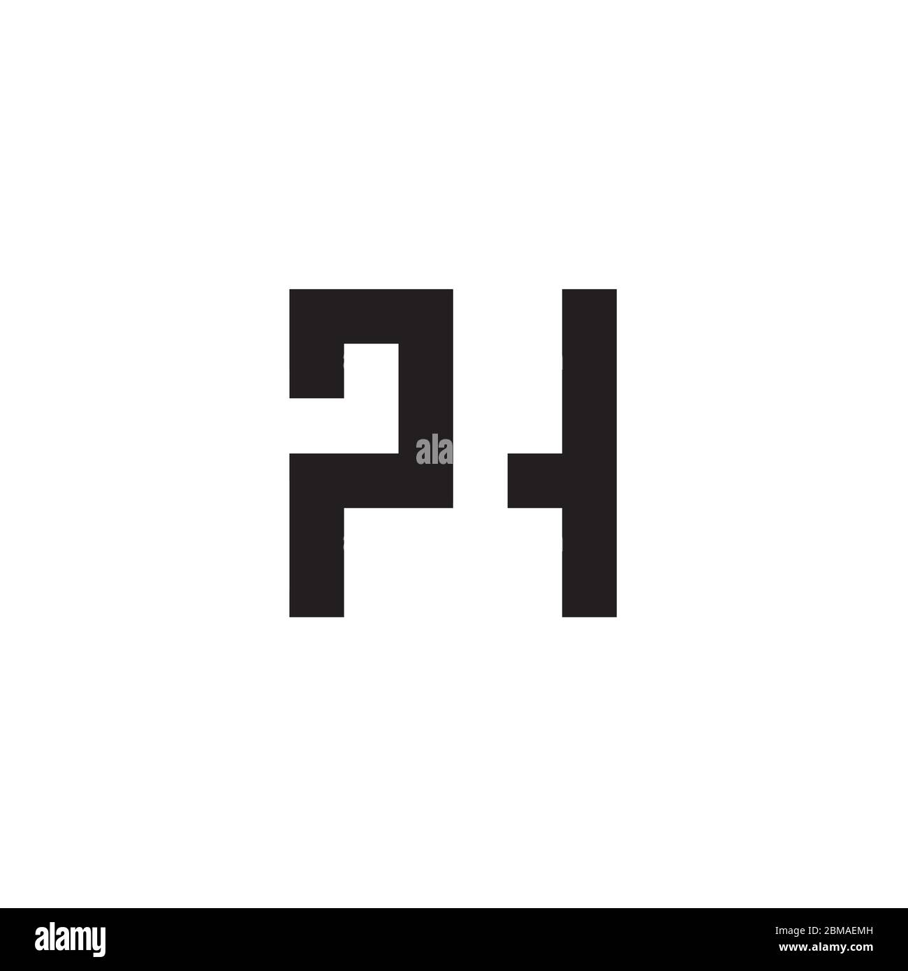 P H initial letter logo design vector Stock Vector Image & Art - Alamy
