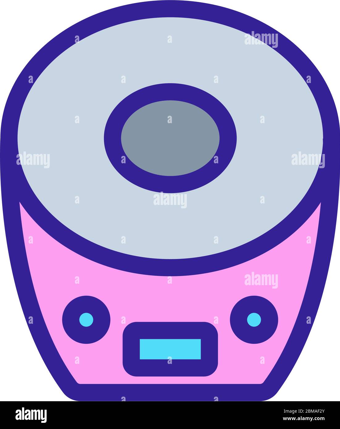 laboratory precision scales icon vector outline illustration Stock ...