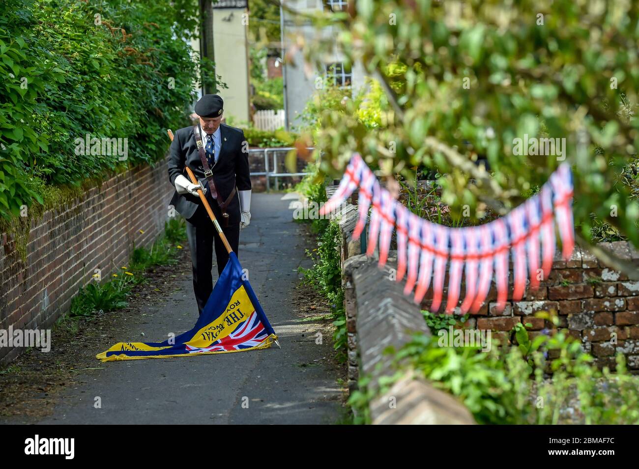 Royal British Legion Standard Bearer High Resolution Stock Photography ...