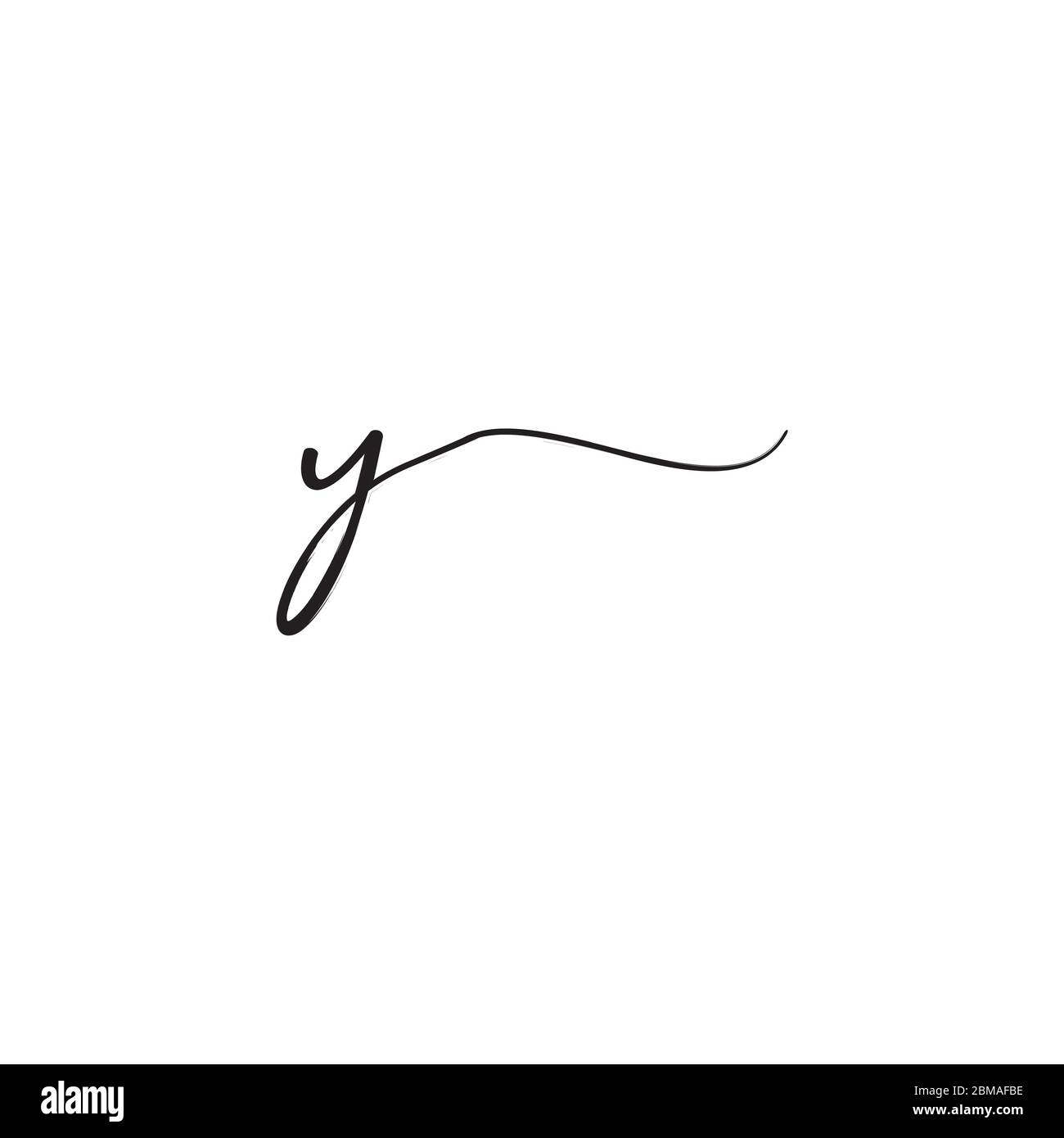 script letter logo design vector Stock Vector Image & Art - Alamy