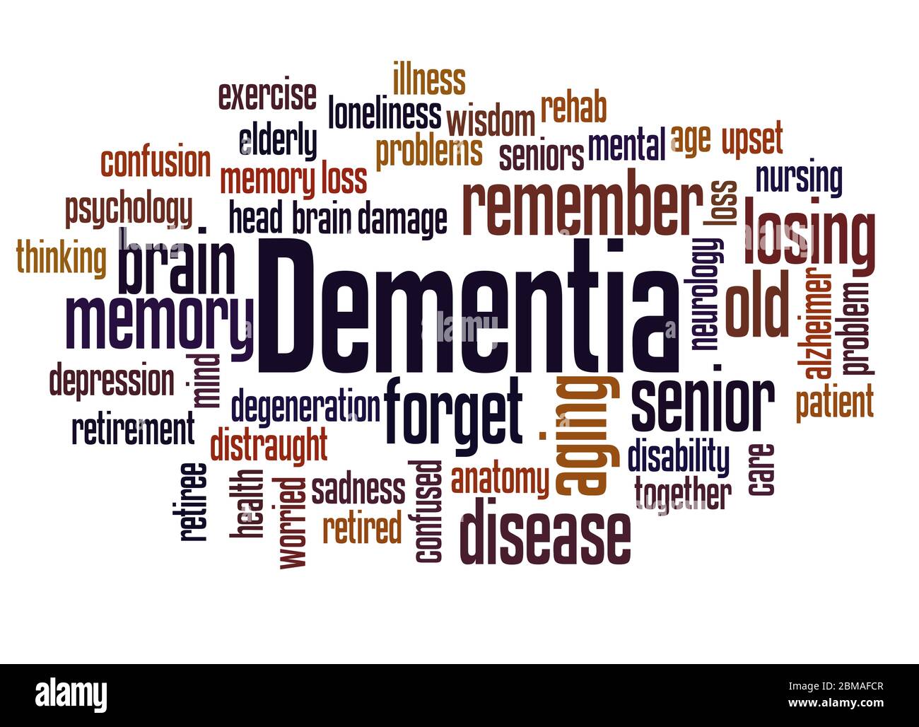 Loneliness word cloud hi-res stock photography and images - Alamy