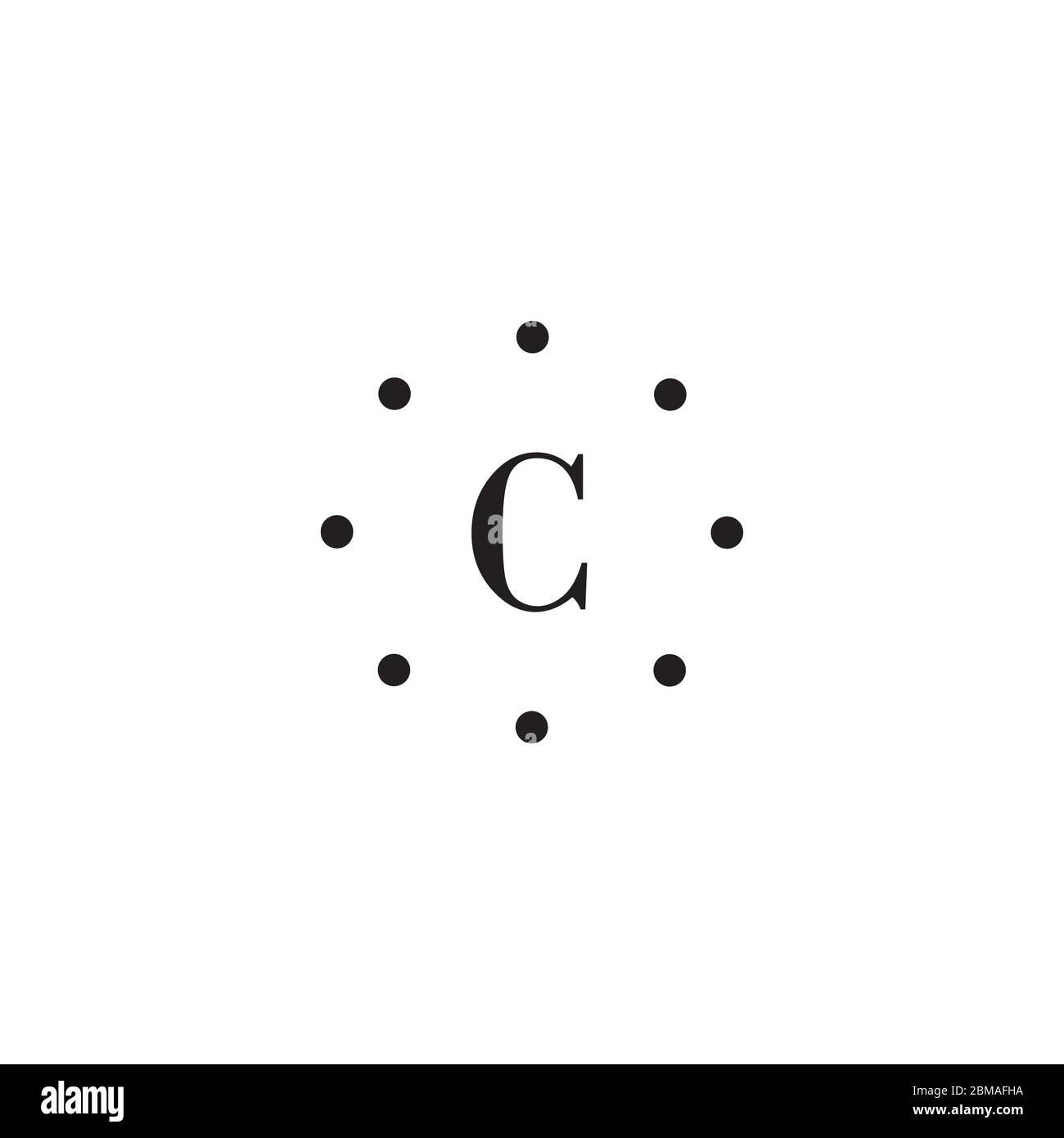 C letter logo with circle dotted design concept Stock Vector Image ...