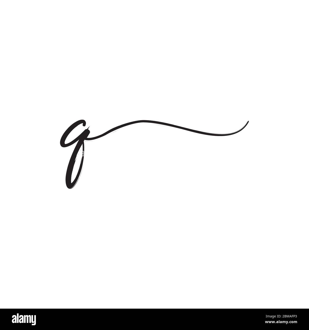 Q signature letter logo design concept Stock Vector Image & Art - Alamy