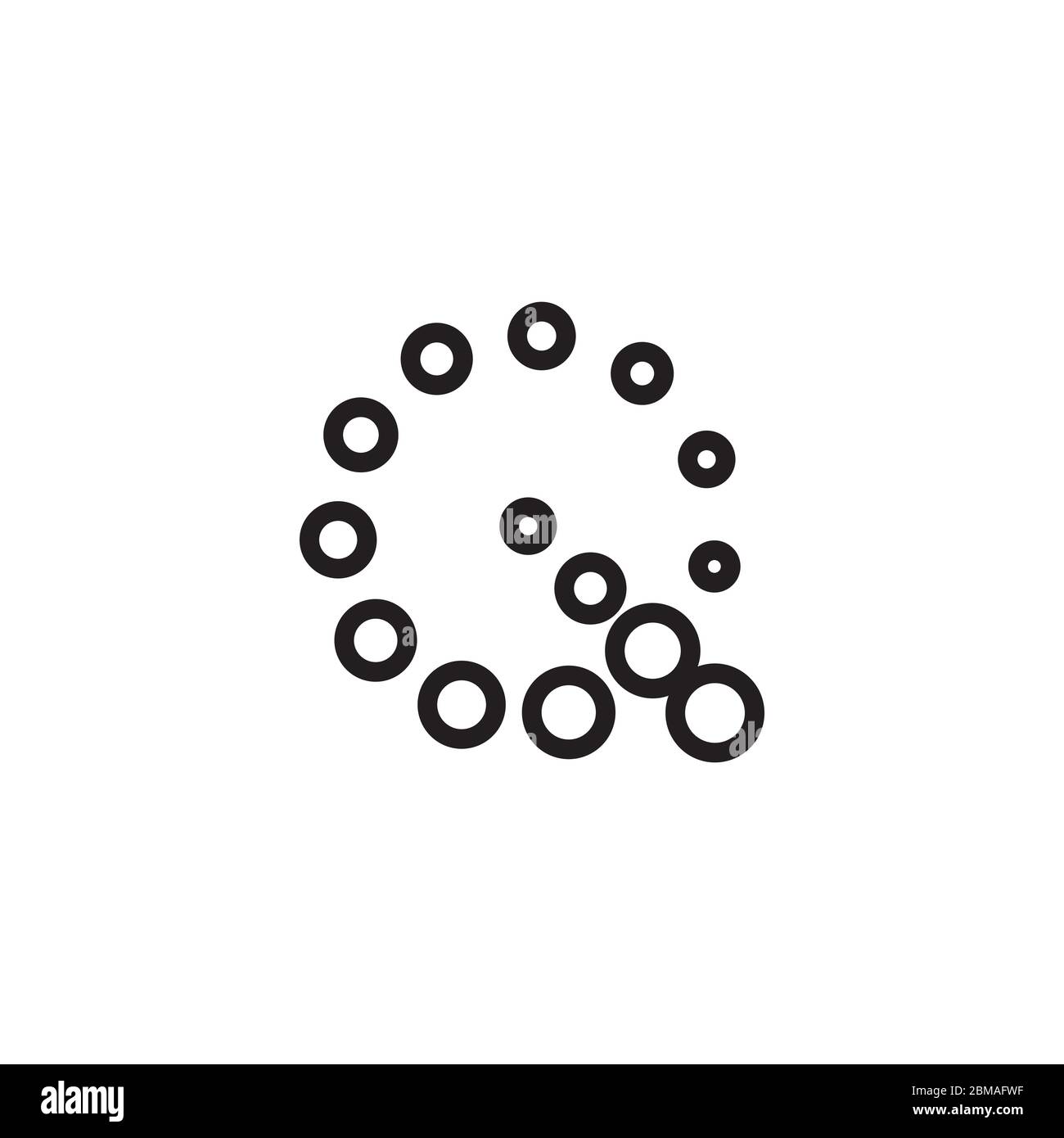 dots lines shaped letter Q design vector Stock Vector Image & Art - Alamy