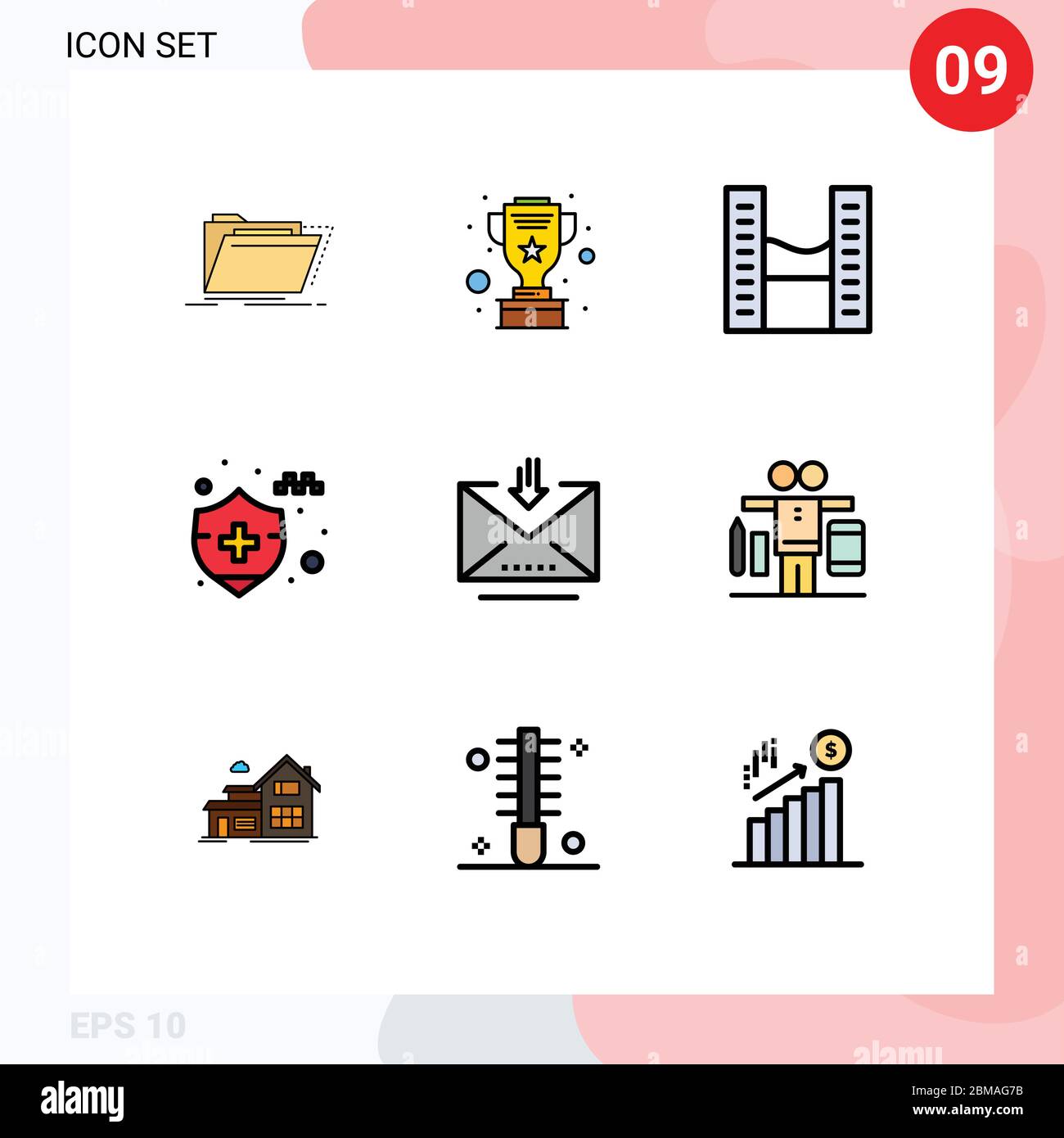 Insurance towers Stock Vector Images - Alamy